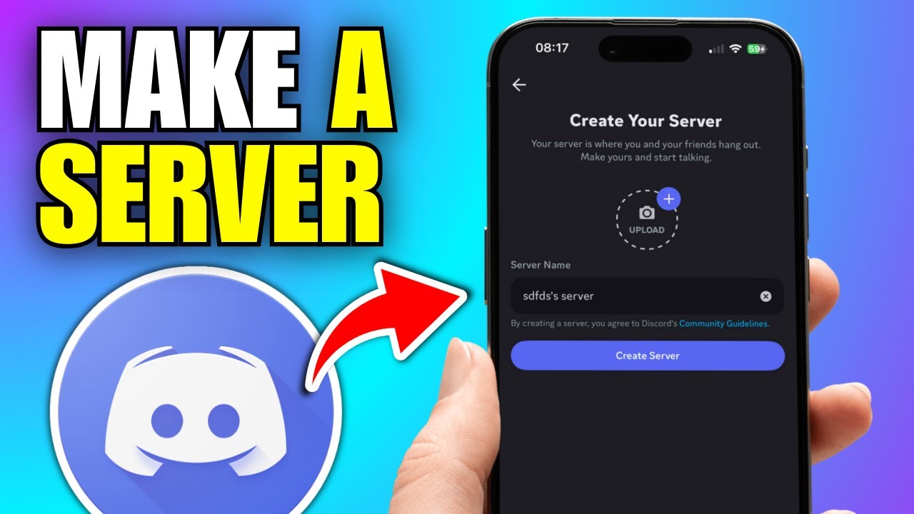 How To Make A Discord Server On Mobile (Setup Guide)