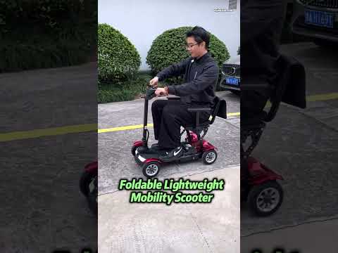 2025 new Foldable small Mobility Scooter #scooter #mobilityscooter #wheelchair