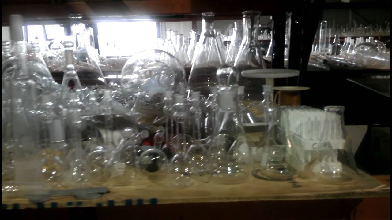 LABORATORY GLASSWARE AT BAMKO-SURPLUS PROCESS EQU