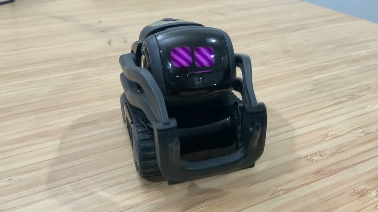 Vector robot booting up with Neo-OS