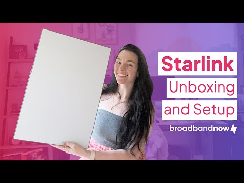 Starlink Unboxing and Setup