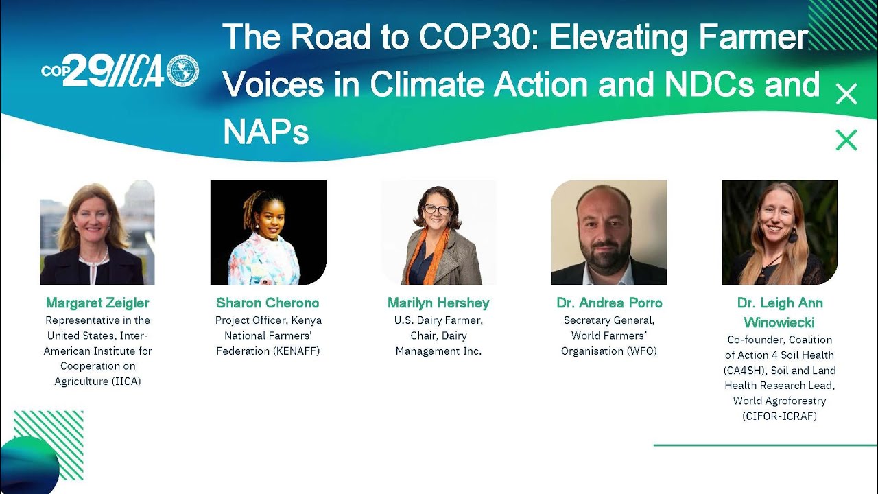 COP29- 26 The Road to COP30: Elevating Farmer Voices in Climate Action and NDCs and NAPs NOV 18