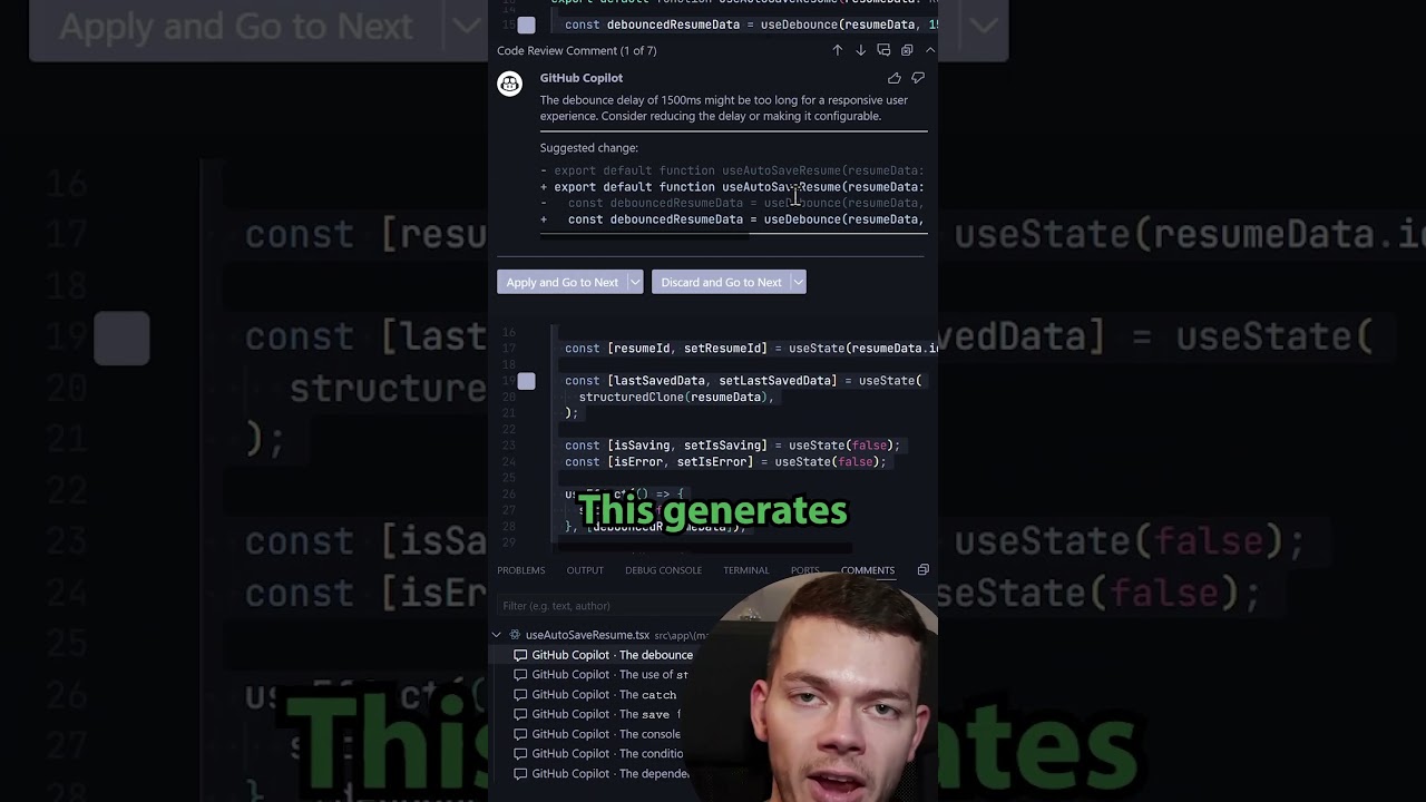 Github Copilot Can Now Review Your Code 🤯 #githubcopilot #webdeveloper #webdev #programmer #reactjs