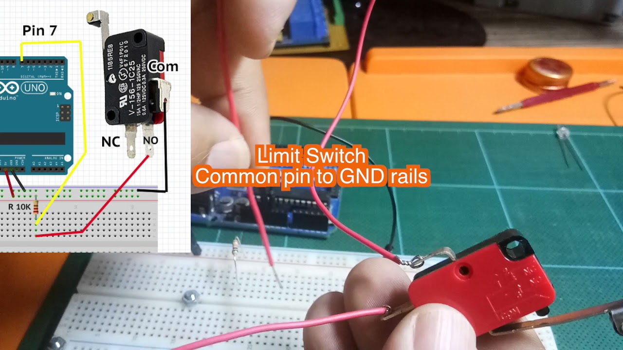 Wiring Limit Switches Arduino Tutorial