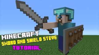 Minecraft Tutorial: How To Make A Blacksmith Steve Statue (Steve ...