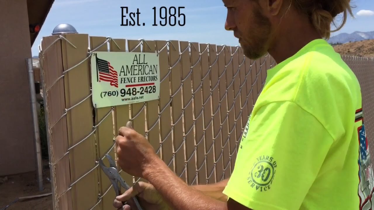 Privacy Chain Link Fence Stretch Day