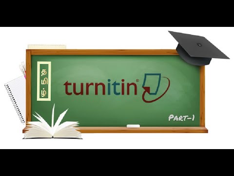 How to use turnitin plagiarism checker in Tamil