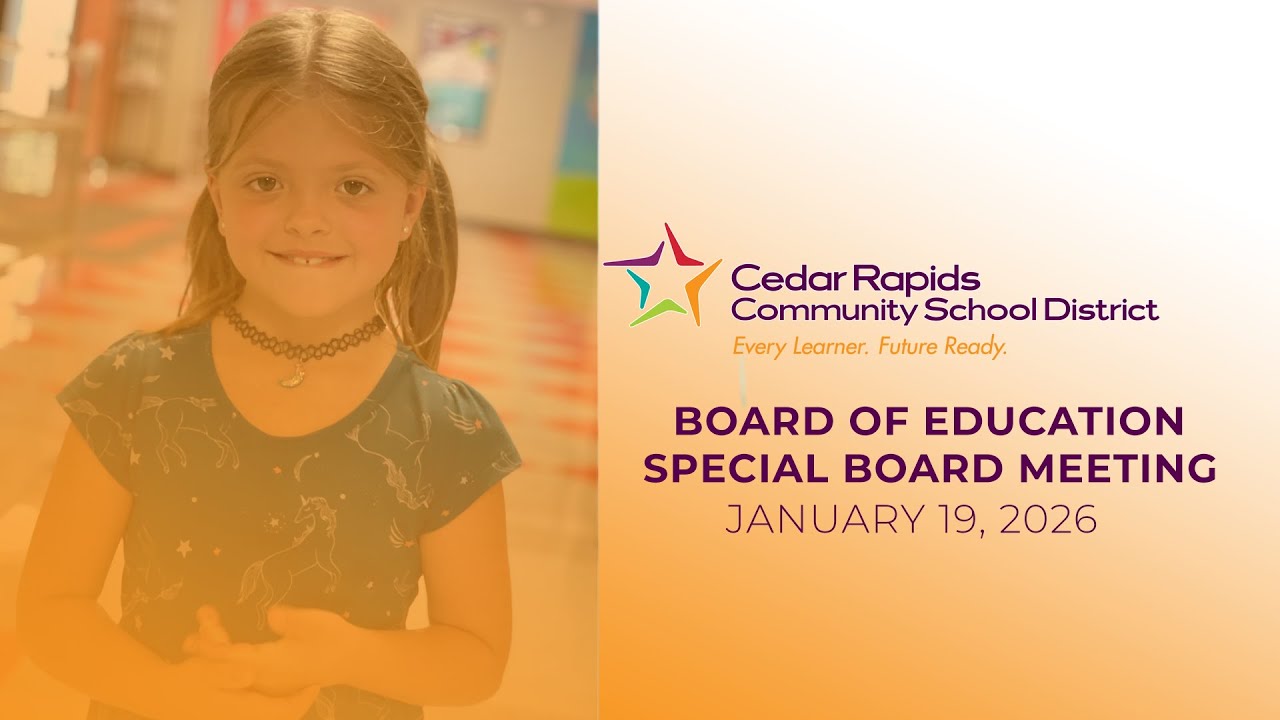 Board of Education Special Meeting - January 19, 2026
