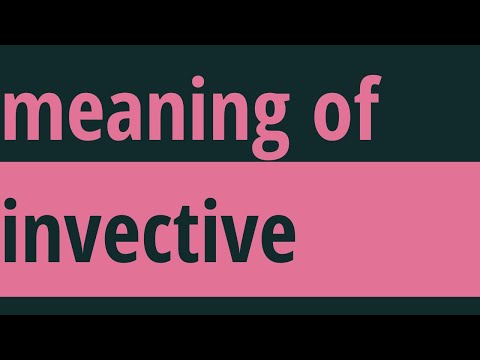 Invective Meaning | Meaning Of Invective | Invective Definition | #shorts #words #WordHeavy