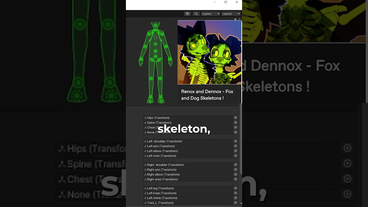 FIX THIS UNITY SKELETON ISSUE #vrchatfbt  #furry #vrchatavatar