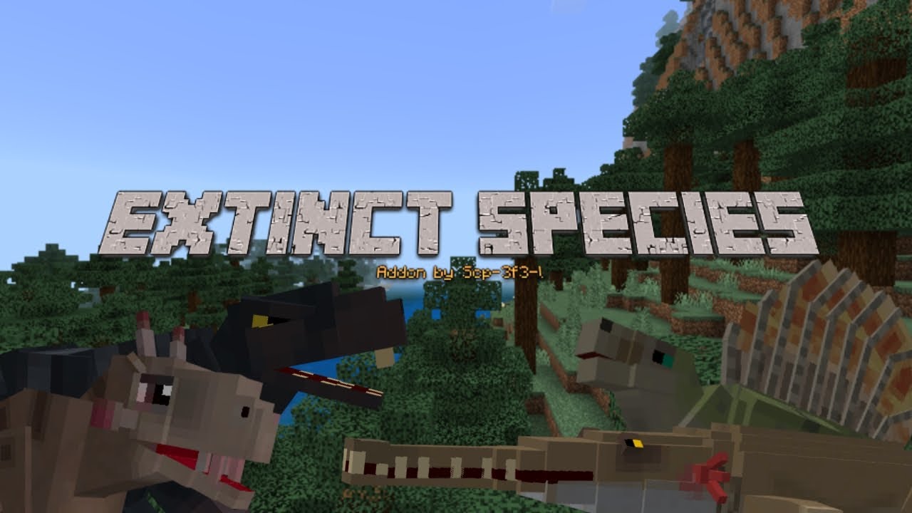 MORE THAN 100 SPECIES!!! — Extinct Species Pack V4 Addon by Scp-3f3-l [Addon Showcase]