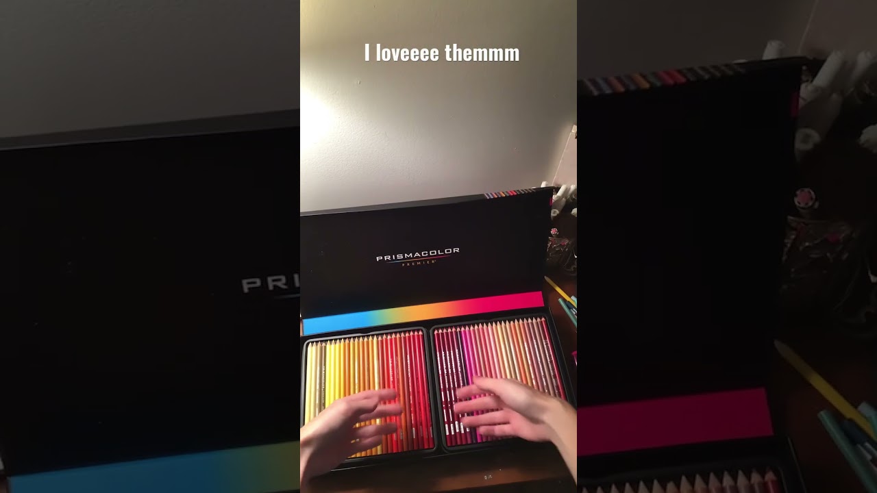 Unboxing the 150 set of prismacolor premier pencils for my birthday✨|EllaDraws