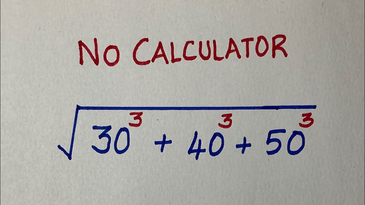 Nice Square root Simplification Problem | No Calculator Allowed | How to Solve ?