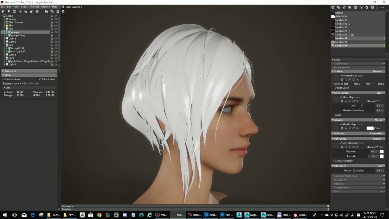 Substance Hair Texture Tutorial