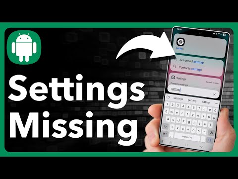 How To Fix Settings Icon Missing On Android