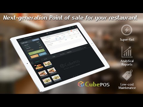 Restaurant epos london - CubePOS ipad epos - Restaurant epos london - super fast modern epos