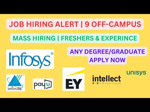 Top 9 Off-Campus Job Openings for Engineers & Graduates (Freshers + Experienced)