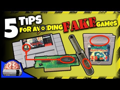 5 Tips to Avoid FAKE Video Games | How to spot Counterfeit Phony NES SNES GBA spotting