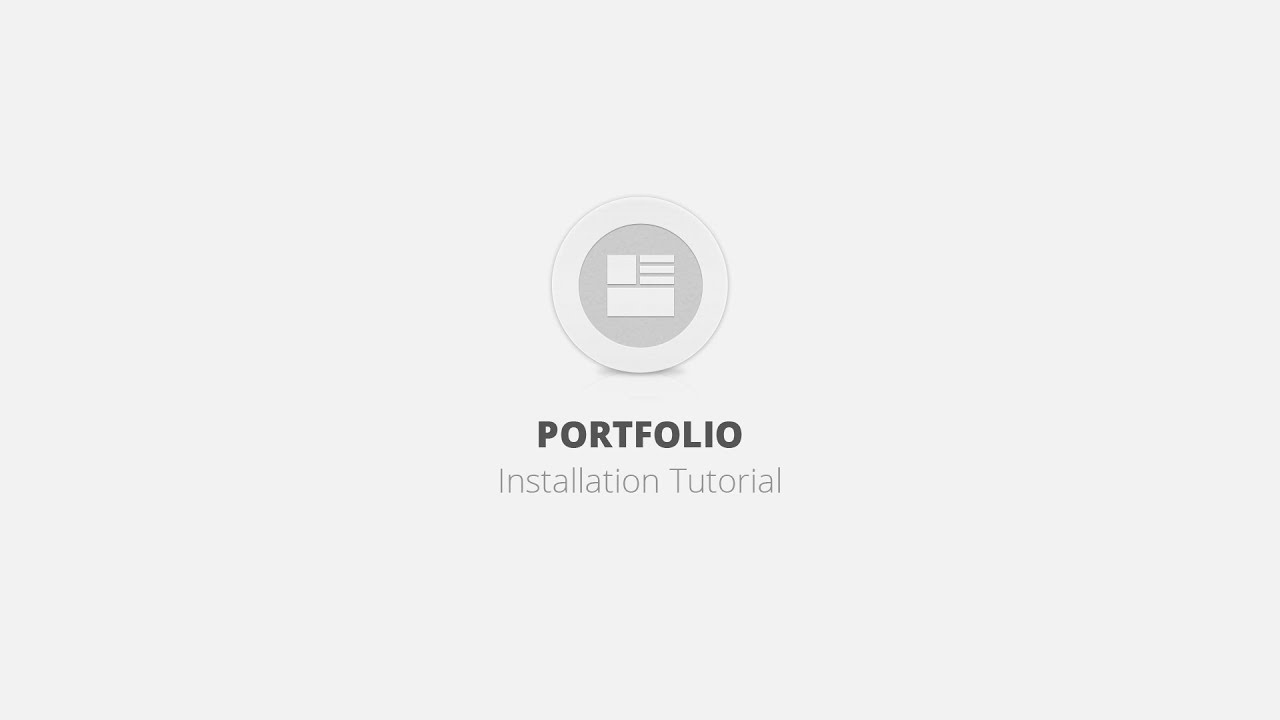 Portfolio WordPress Plugin - Installation Tutorial