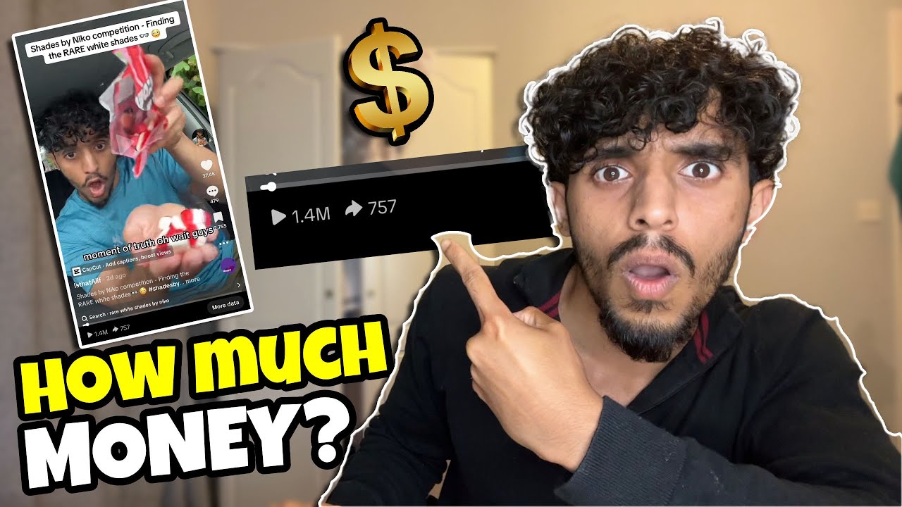 How Much Money Tiktok Paid Me for 1 Million Views