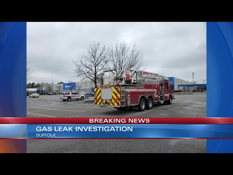 Walmart at College Drive in Suffolk evacuated after vehicle hits major gas line