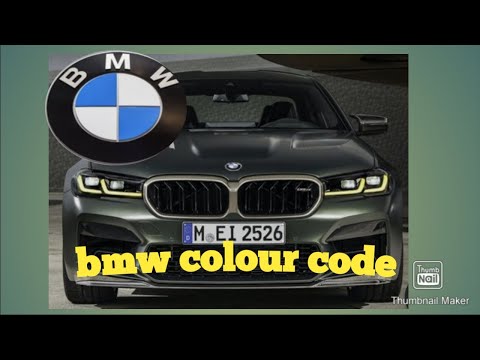 BMW colour paint code
