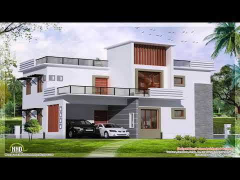 Modern 4 Bedroom Single Story House Plans (see description)
