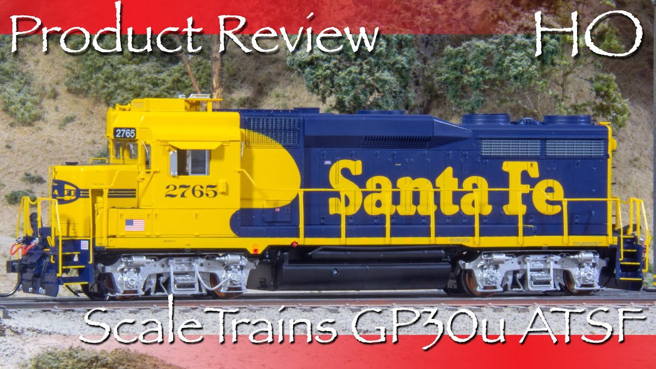 1990s Power! - Unboxing and Product Review of the new HO ScaleTrains GP30u ATSF!