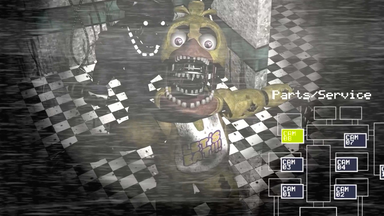 Withered Chica FNaF Real Time Voice Lines Animated