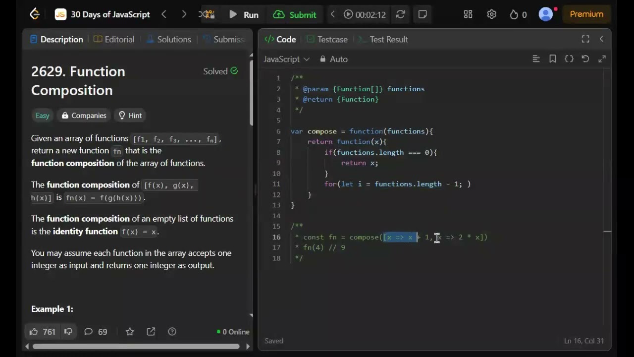 How to Solve LeetCode Function Composition Problems in JavaScript
