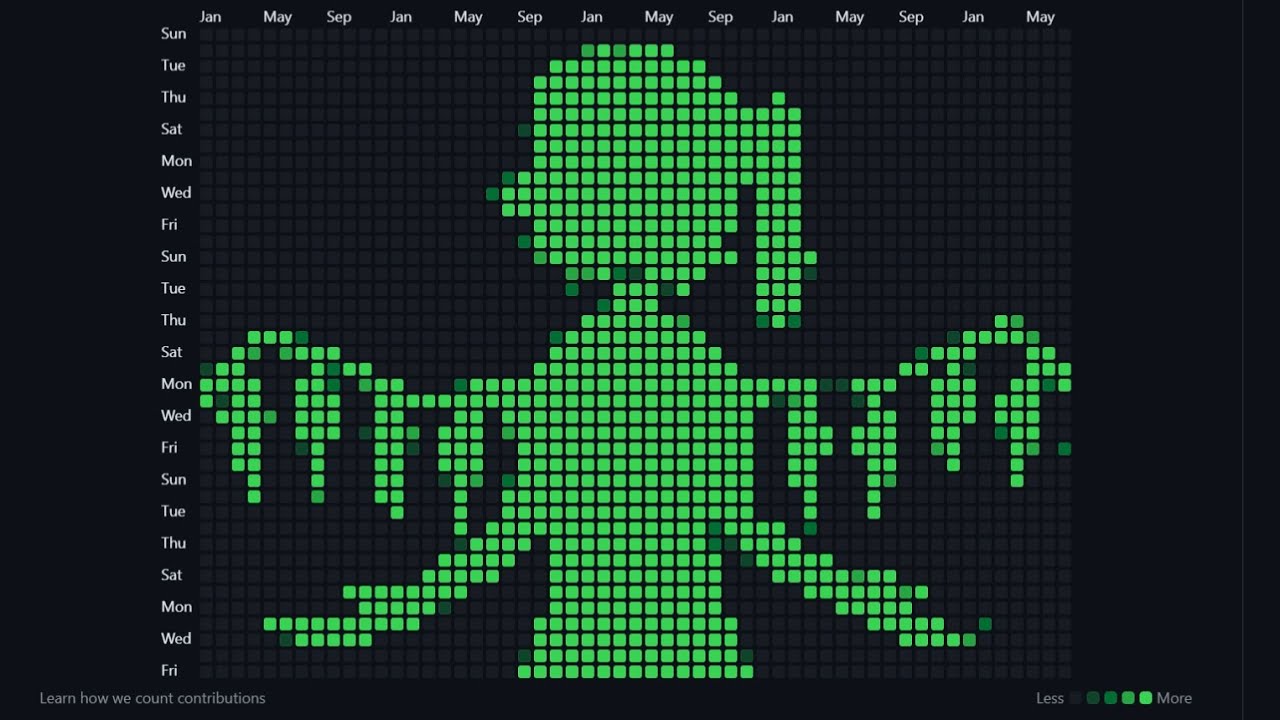 GitHubで Bad Apple!! を再現してみた | Bad Apple!! but it's on GitHub