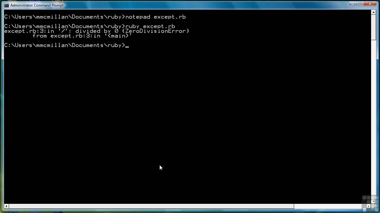 Ruby Programming Tutorial | Intro To Exceptions