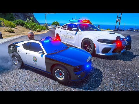 Mini Fake Cops Embarrassing Real Cops | GTA 5 RP