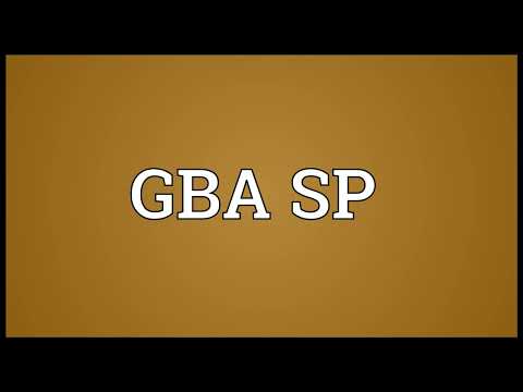 GBA SP Meaning