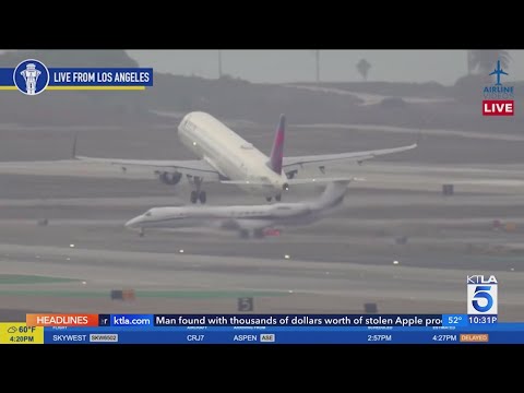 Investigation underway after near-collision at LAX