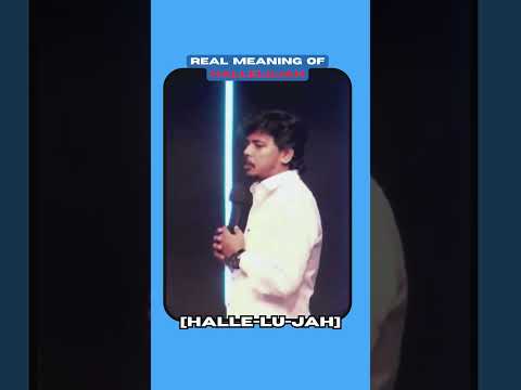 Real meaning of HALLELUJAH 👈🤔 Watch this