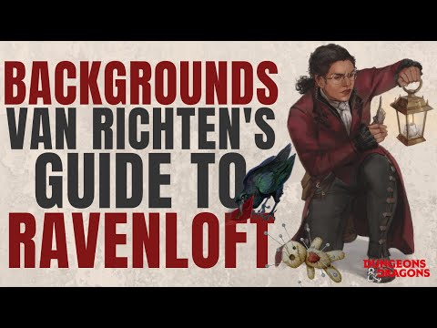 New Background Options Van Richten's Guide to Ravenloft - D&D 5e Character Catalyst