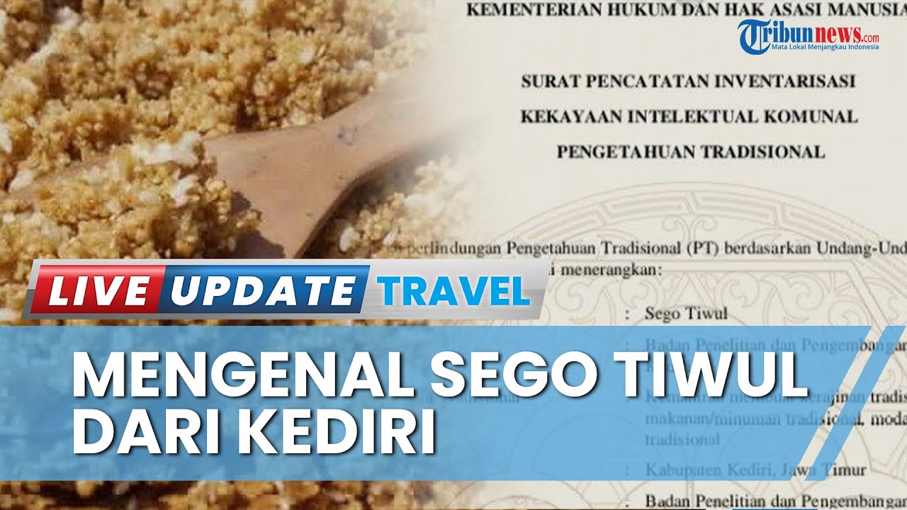 Mengenal Sego Tiwul dari Kediri yang Dapat Sertifikasi HAKI - Tribun Video