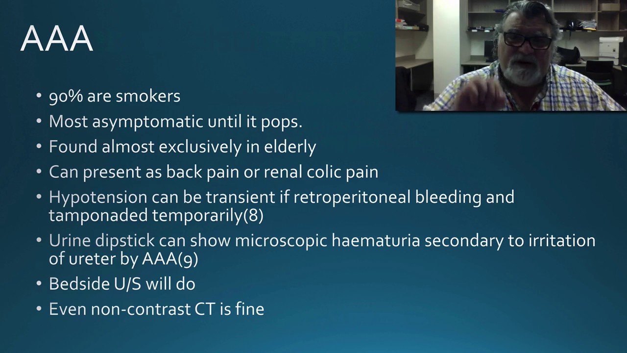 Abdominal Pain in the Elderly
