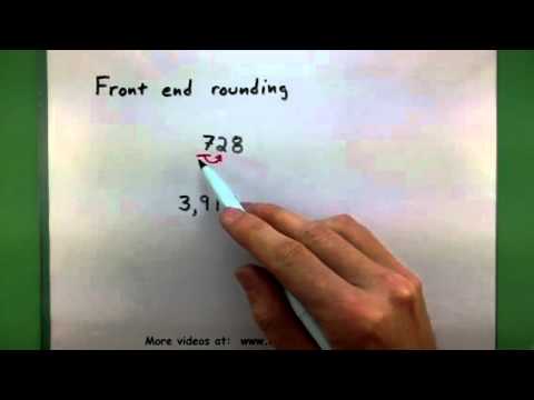 Basic Math - Front end rounding