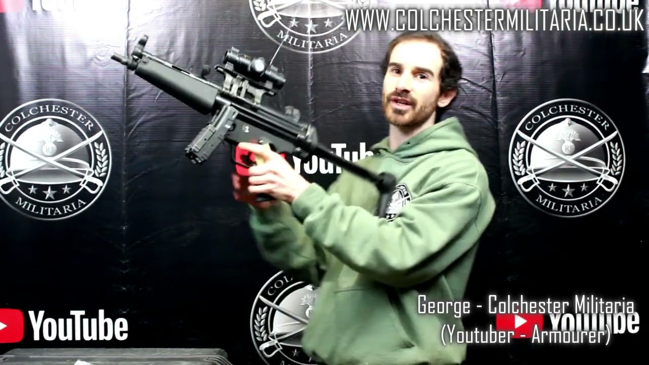 Deactivated H&K MP5A3 SMG