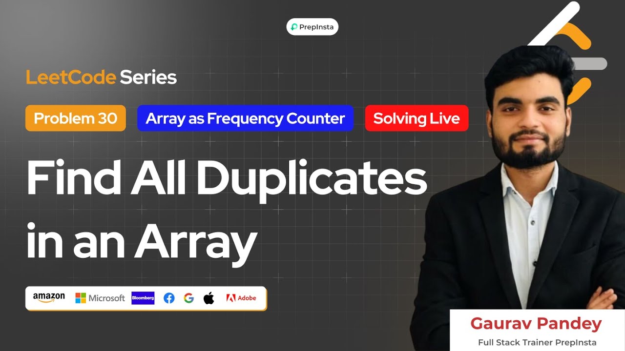 Day 30: Solving LeetCode Coding Problems | Find All Duplicates in an Array | 150 Days Challenge