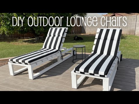DIY Outdoor Lounge Chairs