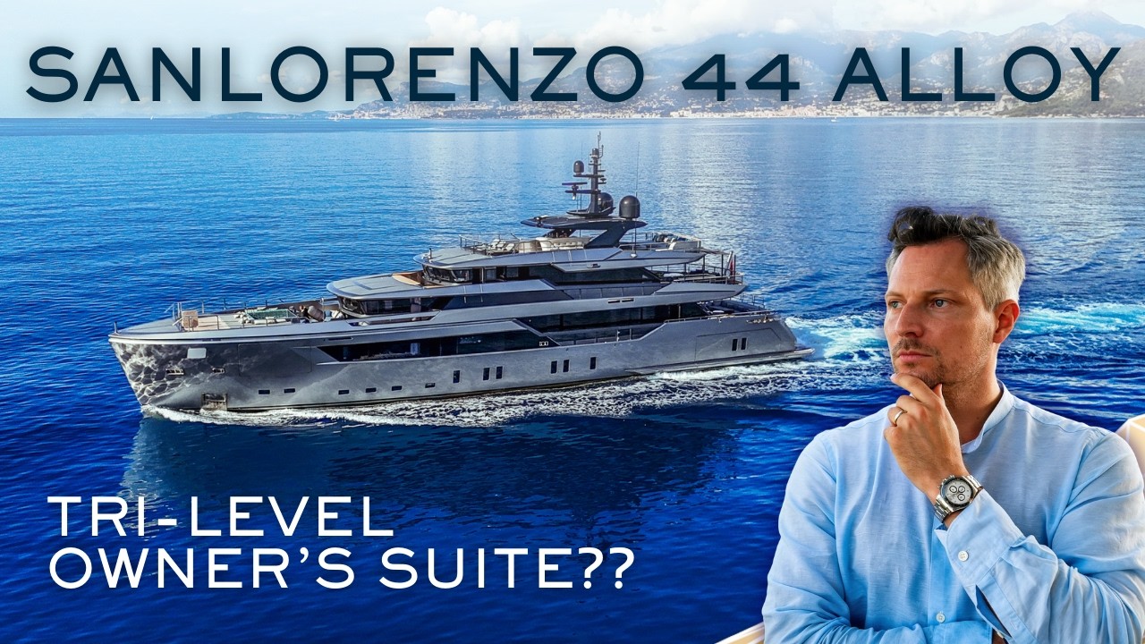 A Superyacht With a Beach Club That Will Leave You Speechless | Sanlorenzo 44 Alloy Full Tour