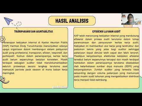 EVALUASI EFEKTIVITAS KEBIJAKAN INTERNAL DALAM MENINGKATKAN KUALITAS PELAYANAN AUDIT DI KAP HDT