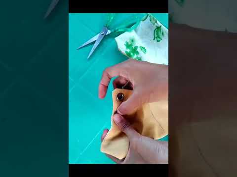 How to install grommets and eyelets without the tools for it😉