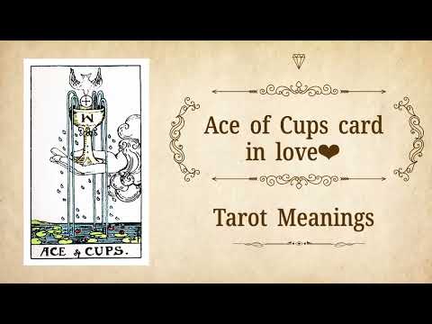 Ace of Cups Card in Love Reading💛TAROT MEANINGS