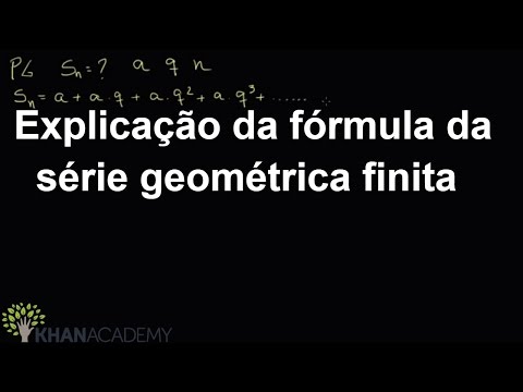 Fórmula das séries geométricas finitas (vídeo) | Khan Academy