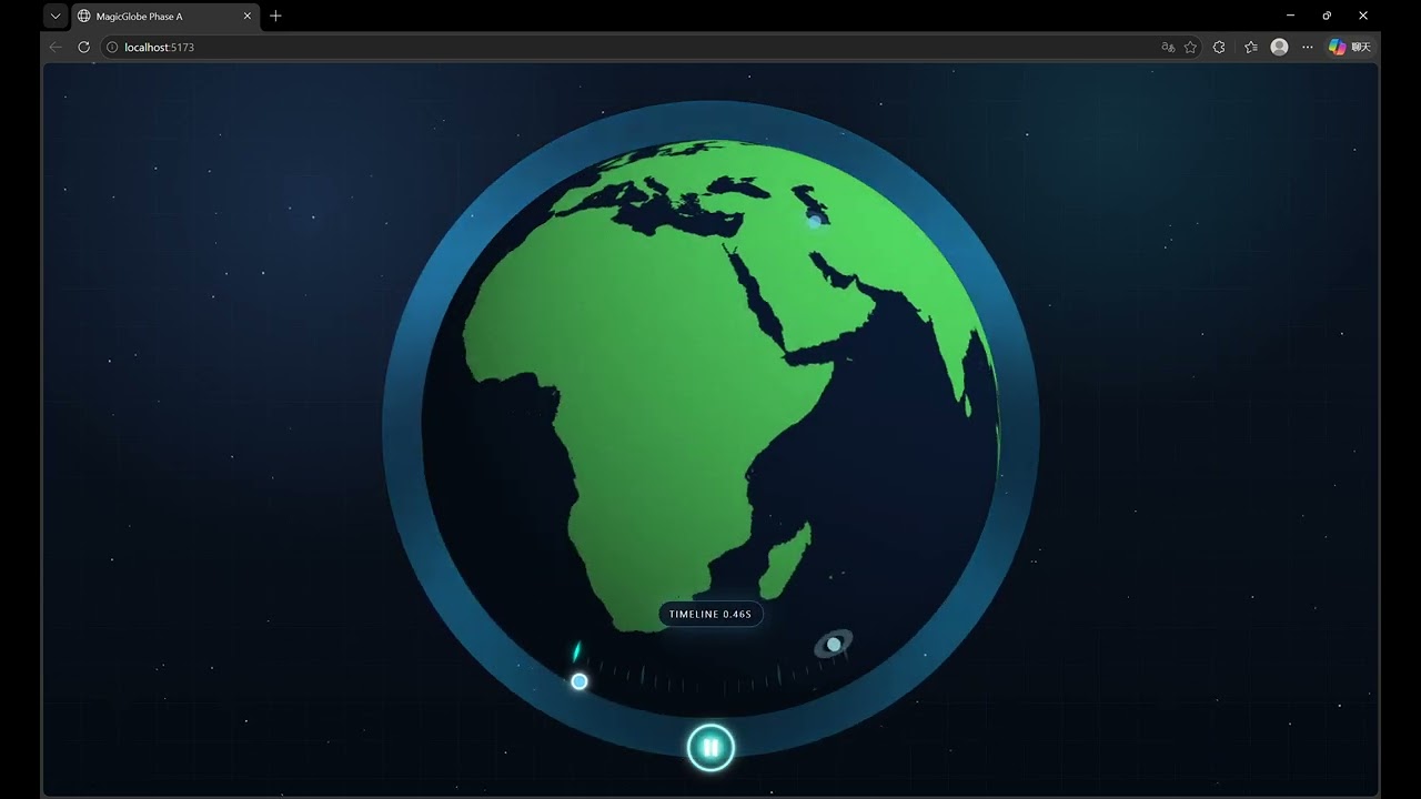 the Globe: Pure front-end rendering globe