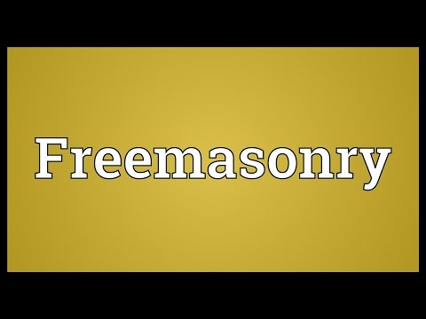 Freemasonry Meaning